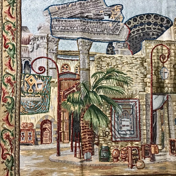 Antique | Wall Decor | Handmade Beaded Syrian Tapestry | Poshmark